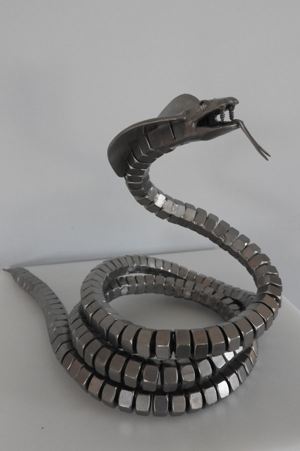 Cobra Royal Inox, Animal, Ecrous inox, Inox, Ecrous inox - Les oeuvres ...